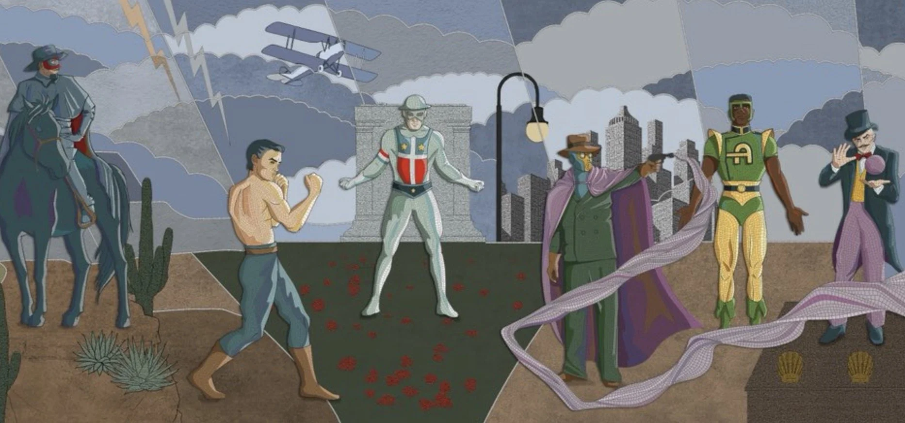 James Gunn Reveals First Official Look at Epic DCU Metahuman Mural in SUPERMAN — GeekTyrant